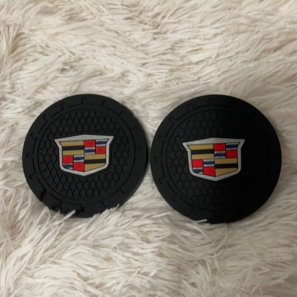 Accessories | New Set2 Cadillac Car Coasters | Poshmark